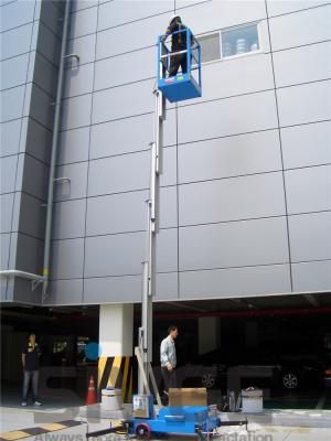Cina Piattaforma di lavoro aerea di sollevamento di mastello verticale di mastello di sollevamento di manlift in vendita