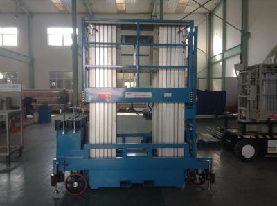 China Four Mast Mobile Elevated Platform , 400kg Capacity Aerial Work Platform For Two Men for sale