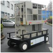 China Most Stable And Safest 10 M Self-propelled Electric Four Mast Lift Vertical Platform Lift Aerial Work Platform 12m for sale