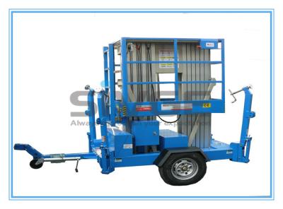 China 200kg Rated Load Hydraulic Elevating Platform 10 Meter Trailer Mounted Lift for sale
