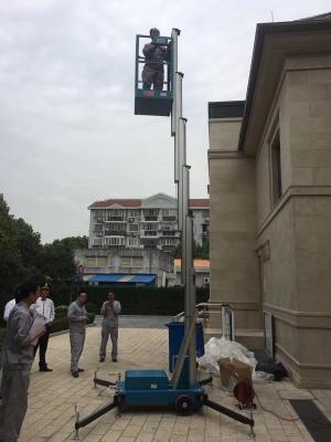Cina Piattaforma di lavoro aerea di sollevamento di mastello verticale di mastello di sollevamento di manlift in vendita