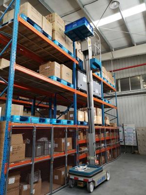 China 5.1 M Self Propelled Elevating Work Platform Stock Picker Aluminum Aerial Order Picker for sale