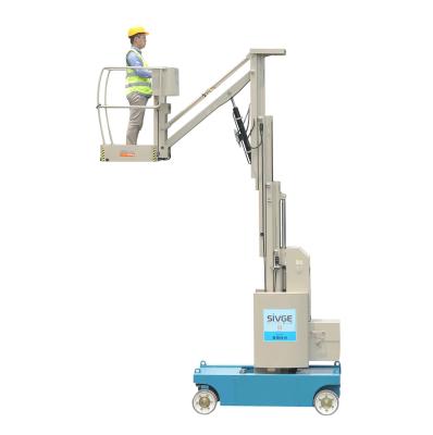 China 8m Platform Height 360 Degree Free Rotation Self Propelled Mast Boom Lift for sale