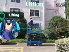 self propelled scissor lift 12m platform lift