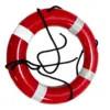 Cina High quality solid foam swimming life buoy professional adult children Marine emergency flood prevention plastic in vendita