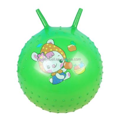 China Gymnic Junior Hop 45cm Spring Jumping Ball Colorful for sale