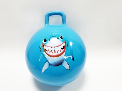 Chine Hop Balls Ball Gymnic Inflatables with Handles Bounce Ball Jumping à vendre