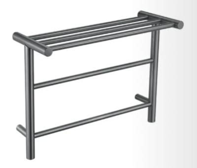 China Gunmetal Gray Aluminum Towel Rack – Wall Mounted Bathroom Towel Holder, OLE 5583 for sale