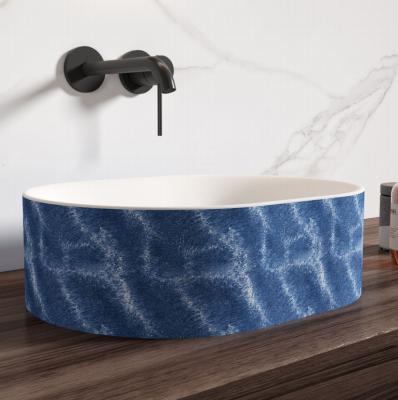 China Bathroom Basin, Vessel Sink, Porcelain Ceramic Vessel Vanity Sink Art Basin, CPG-2253 for sale