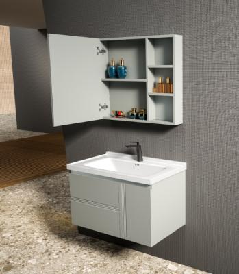 China Modern Bathroom Vanity with Mirror & Medicine Cabinet – Wall-Mounted Storage Solution, BF3308-80 for sale