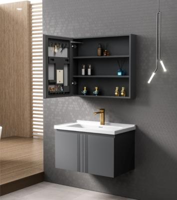 China Smart Bathroom Vanity with LED Anti-Fog Mirror & Medicine Cabinet, BF3319-80 for sale