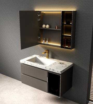 China Smart Bathroom Vanity with LED Anti-Fog Mirror & Medicine Cabinet, BF3322 for sale
