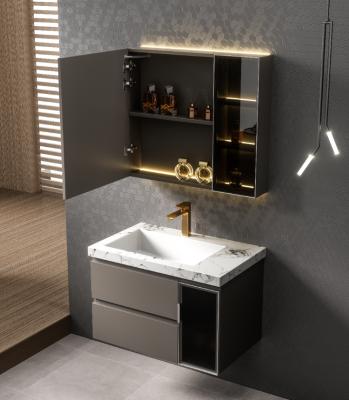 China Smart Bathroom Vanity with LED Anti-Fog Mirror & Medicine Cabinet, BF3323 for sale