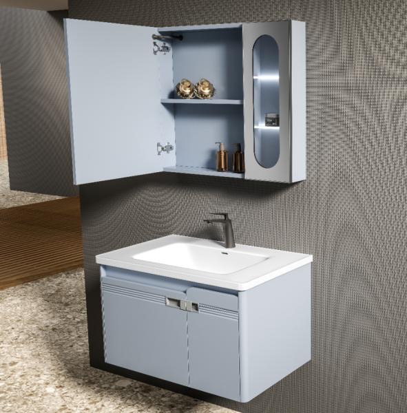 Quality Smart Bathroom Vanity with LED Anti-Fog Mirror & Medicine Cabinet, KF-2019 for sale