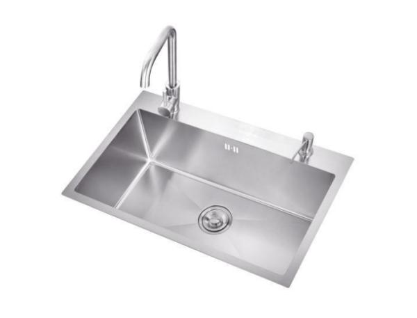 Quality Single-Bowl Kitchen Sink – Stainless Steel Deep Basin with Modern Design, Durable & Rustproof, S001 for sale