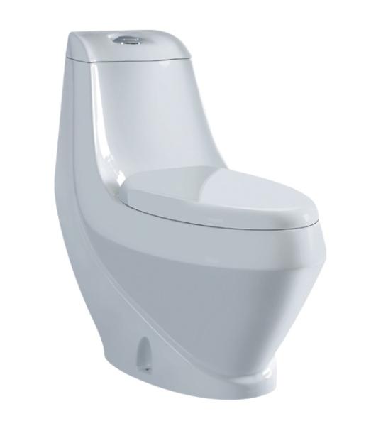 Quality Wash Down One-Piece Toilet – Standard Gravity Flush, Siphon-less Floor-Mounted Bathroom Toilet - A2082 for sale