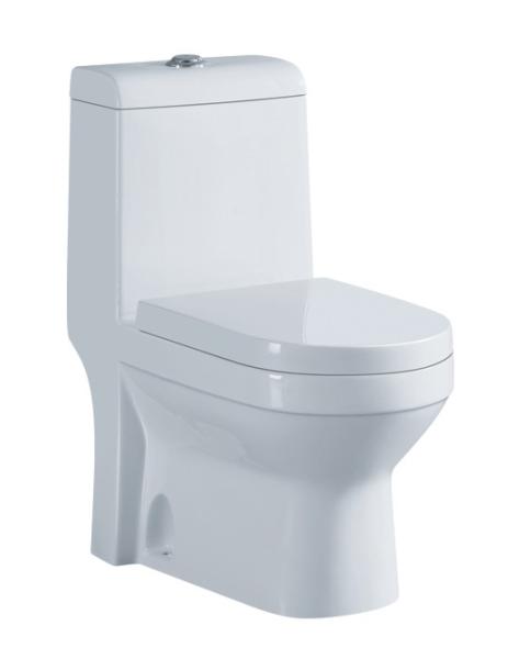 Quality Wash Down One-Piece Toilet – Standard Gravity Flush, Siphon-less Floor-Mounted Bathroom Toilet - A2109 for sale