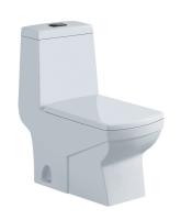Quality Wash Down One-Piece Toilet – Standard Gravity Flush, Siphon-less Floor-Mounted for sale
