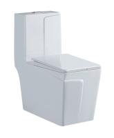 Quality Wash Down One-Piece Toilet – Standard Gravity Flush, Siphon-less Floor-Mounted for sale
