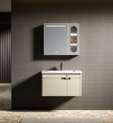 China Smart Bathroom Vanity with LED Anti-Fog Mirror & Medicine Cabinet, KF-2018 for sale