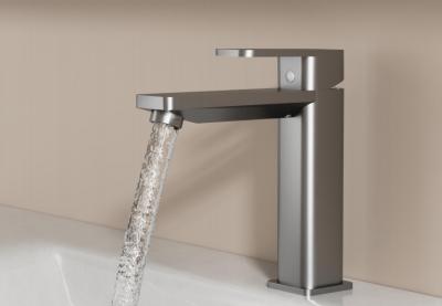 China Four-Way Single-Hole Basin Mixer Faucet – Extended Spout, Durable Anti-Rust Design - 70035 for sale