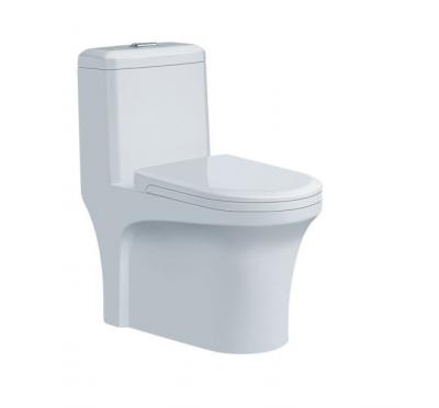 China Eddy One-Piece Toilet – Powerful Vortex Flush Floor-Mounted Ceramic Toilet - A2145 for sale