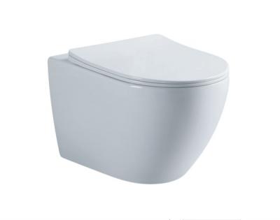 China Modern Wall Mounted Toilets H5015 Wall Hung Bathroom Toilet with Soft Close Seat for sale