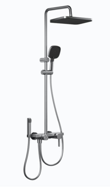 Quality Aluminum Shower Set Model 3076 – Lead-Free, Anti-Rust, Air Injection Rainfall Shower System for sale