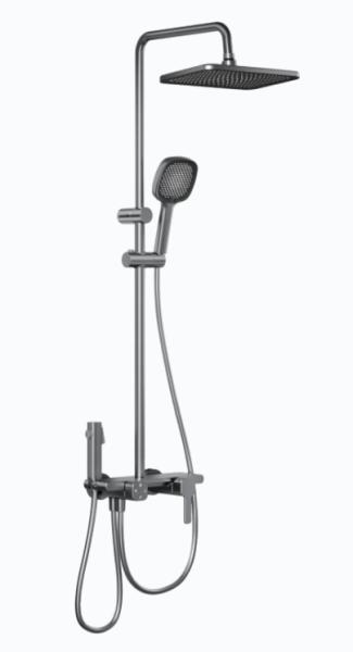 Quality Aluminum Shower Set Model 3093 – Lead-Free Rainfall Shower System with Air Injection Technology for sale