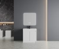 Quality Modern Plywood Bathroom Vanity with LED Mirror Model 6051-1 – Waterproof for sale