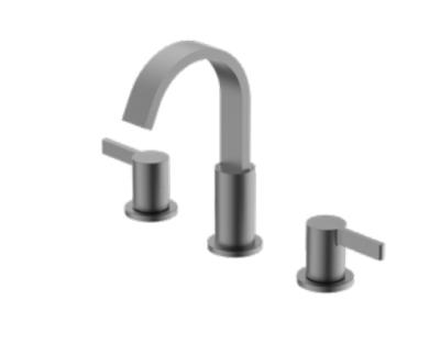 China Double Handle Basin Faucet Model 25006 – Brass Bathroom Sink Mixer Tap for sale