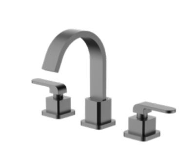 China Double Handle Basin Faucet Model 25008 – Brass Bathroom Sink Mixer Tap for sale