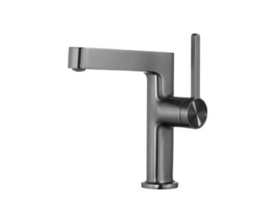 China Brass Single Handle Basin Faucet 25218 – Fixed Temperature Bathroom Sink Tap for sale