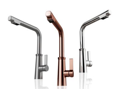 China Pull-Out Kitchen Mixer Faucet Model 9029 – Lead-Free Aluminum Kitchen Mixer Tap with 40cm Swivel Spout for sale