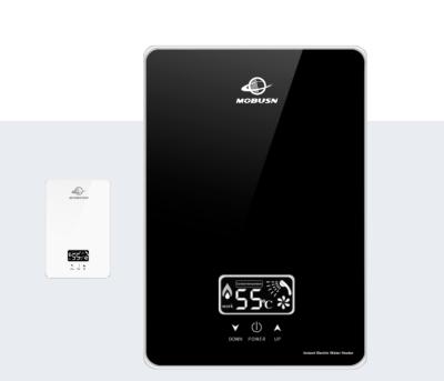 China Instant Electric Water Heater Model SL-X1-60 – Tankless Touch Control LED Display – AC220-240V/110V – 3.5–6.5KW/3–4.25KW for sale