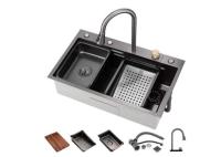 China Stainless Steel Kitchen Sink Workstation 33x22 Inch Multi-Function Undermount for sale