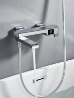 China Brass Handheld Shower Head Set Gold Finish 2 Function Model 20004 OEM ODM Customizable for sale