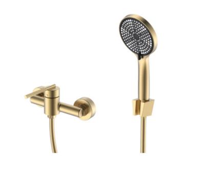 China Mocee Single Handle Brass Shower Faucet Gold Finish Model 20149 – Bathroom Shower Mixer OEM ODM for sale