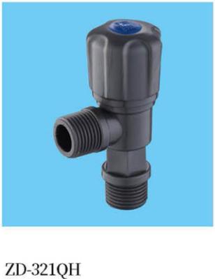 China Mocee ZD-321QH Gun Grey Plastic Angle Valve PP Shut Off Valve for Bathroom & Water Supply for sale