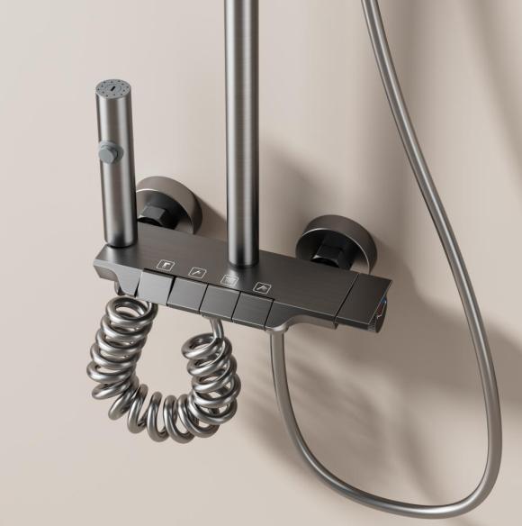 Quality Mocee Model NO 4326 Multifunction Aluminum Shower Panel System with Waterfall for sale