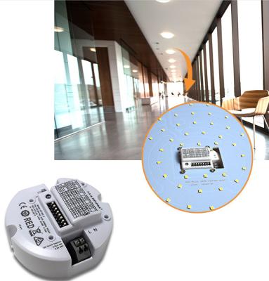 中国 19W LEDのモーションセンサーの運転者IP20のマイクロウェーブ スイッチ占有センサー 販売のため