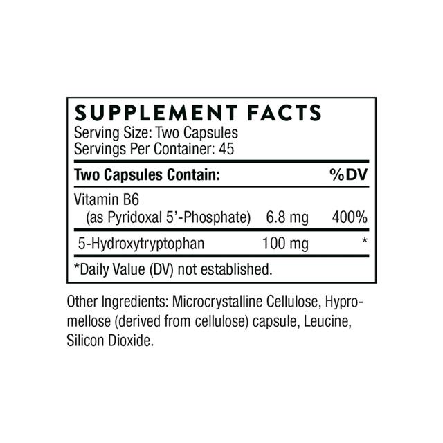 Close-up of 5-HTP Plus capsules