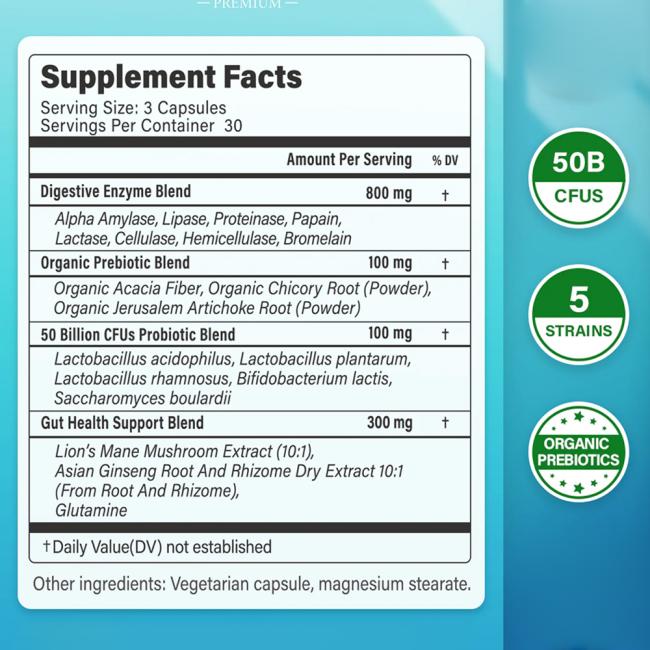 Quality control of Digestive Enzymes