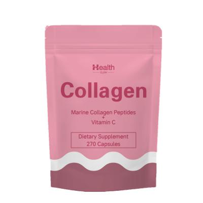 China Marine Vitamin C And Collagen Supplements 270 Capsules Customized For Skin Brightening for sale