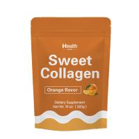 Quality Hydrolyzed Orange Flavored Collagen Powder Supplements 10oz 283g In Bulk for sale