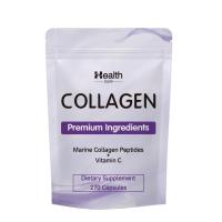 Quality 270 Capsules Marine Collagen Powder Peptides Vitamin C Supplement Customized for sale