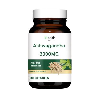 China 3000mg Ashwagandha Root Extract Capsules Supplements For Immuneti Support for sale