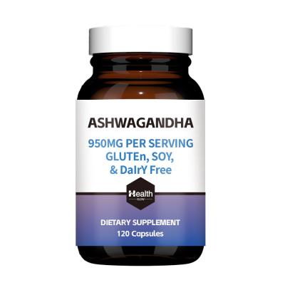 China OEM Dual Extract Bulk Ashwagandha Capsules 950mg Supplement 120 Vegan Caps for sale