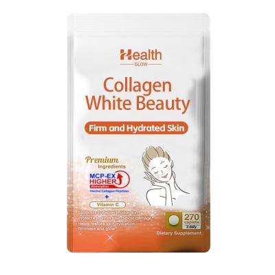 China Food And Skin Hydrolyzed Collagen Capsules Supplements With Vitamin C Oem for sale