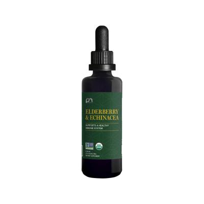 China OEM USDA Capsules Supplements Organic Elderberry Echinacea Drops For Immune System for sale